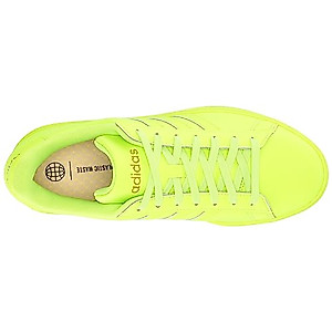 adidas Women's Grant Court 2.0 Sneaker, Lucid Lemon/Lucid Lemon/Gold Metallic, 7