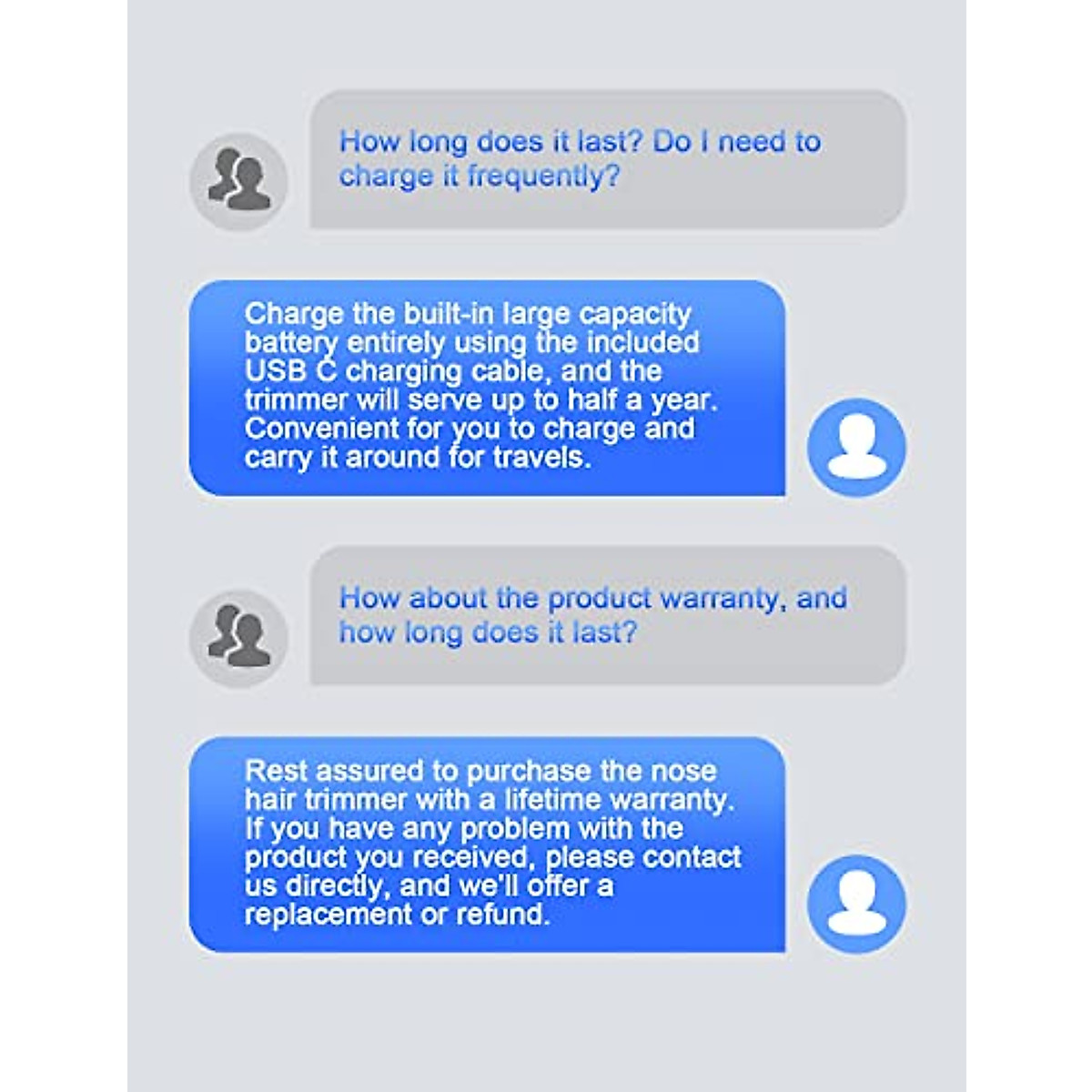 ZORAMI Rechargeable Ear and Nose Hair Trimmer - 2022 Professional Painless Eyebrow & Facial Hair Trimmer for Men Women, Powerful Motor and Dual-Edge Blades for Smoother Cutting Black