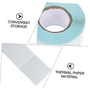 STOBOK Barcode Printing Paper Blank Labels Kitchen Label Printer Thermal Labels Removable Labels Chest of Drawers Day Dot Expiration Labels Barcode Sticker Heat Sensitive Stickers