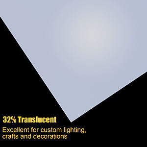 MNKNENG 4 Pack White Acrylic Sheet 1/8 Thick Translucent Acrylic Sheet Board 12 x 12 Inch Plastic Sheets White Plexiglass Sheet Square Board for Signs, Lighting, DIY Crafts