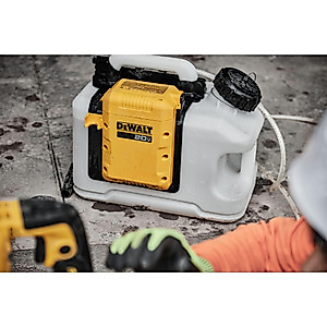 DEWALT 20V MAX Powered Portable Water Tank for Job Sites, 4 Gallons (15L), Bare Tool (DCE6820B)