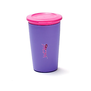 Wow Cup for Kids Original 360 Sippy Cup, Purple with Pnk Lid, 9 oz
