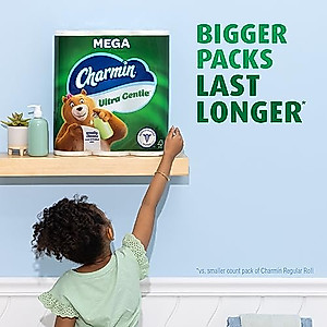 Charmin Ultra Gentle Toilet Paper, 9 Mega Rolls, 231 Sheets Per Roll