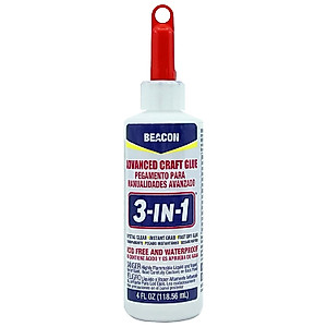 Beacon 3-in-1 Advanced Crafting Glue, 4-Ounce, 1-Pack