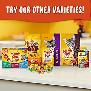 Meow Mix Classic Favorites Wet Cat Food, Variety Pack, 2.75 Ounce Cup (Pack of 48)