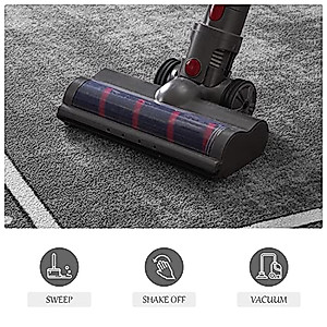 PADOOR Area Rug for Living Room Bedroom - 5x7 Feet Neutral Rug with Non-Slip Latex Backing Non Shedding Loop Pile for Dining Room Office Home Decor Gray