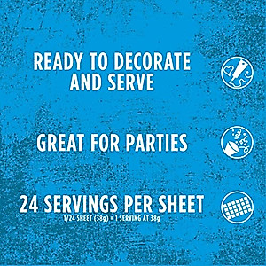 Rice Krispies Treats Marshmallow Snack Sheet, Kids Snacks, Treat Making, Baking Project, Original, 32oz Sheet (1 Sheet)