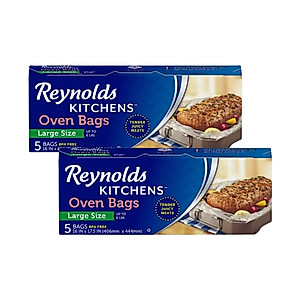 Reynolds Oven Cooking Large Size for Meats & Poultry (up to 8-Pounds) (5 Count, Pack of 2)