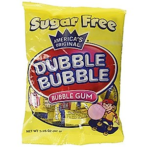 Dubble Bubble Sugar Free Gum - 3.25 oz