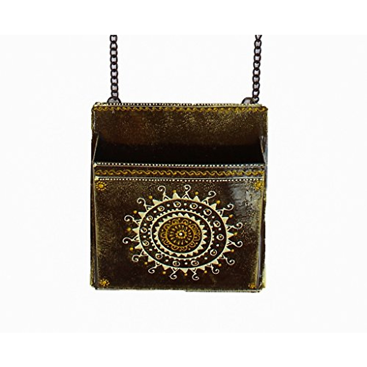 Crafticia Indian Metal Cow Newspaper/Letter Holder Handmade Gift Item for Home Decor Pink City Showpiece