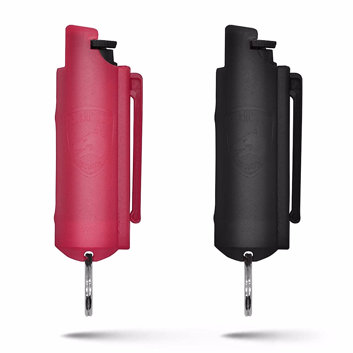 GUARD DOG SECURITY Quick Action Pepper Spray, Maximum Strength, 16-ft Range, Belt Clip For Easy Carry & Fast Access, keychain ready, Made in USA