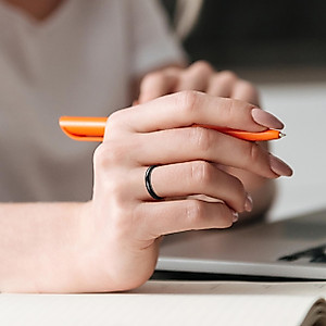 Truly Alpha Ceramic Rings for Women - Classic Wedding Rings for Men & Woman | 3mm, Ceramic Ring Band | Ceramic Ring for Men | Wedding Bands for Her & Mens Rings | Mens Wedding Band Size 8