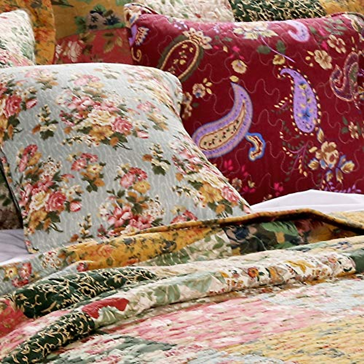 Greenland Antique Chic Dec. Pillow Pair Accessory-Multi, 2 Count (Pack of 1), Multicolor