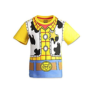 Disney Pixar Toy Story Buzz Lightyear Woody Rex Slinky Dog Infant Baby Boys 4 Pack T-Shirts Multi 18 Months