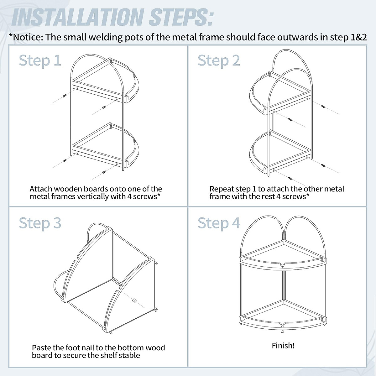 FairyHaus 2 Tier Bathroom Counter Organizer, Rustic Wood Bathroom Countertop Organizer, Versatile Bathroom Vanity Skincare Make Up Organizer