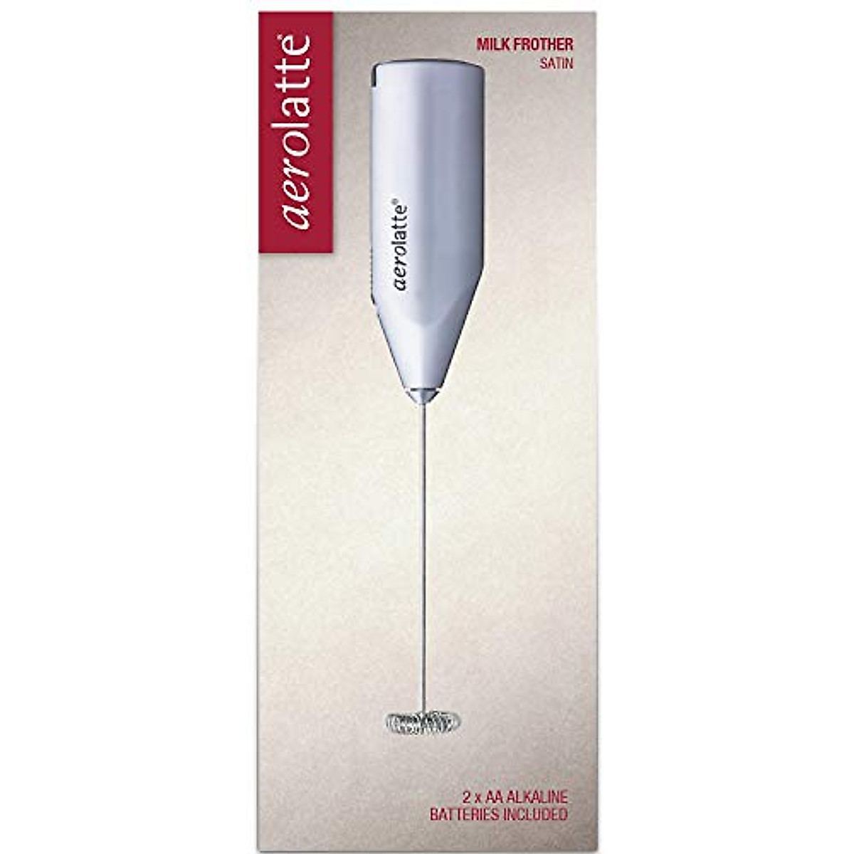 Aerolatte Milk Frother, The Original Steam-Free Frother, Satin Finish