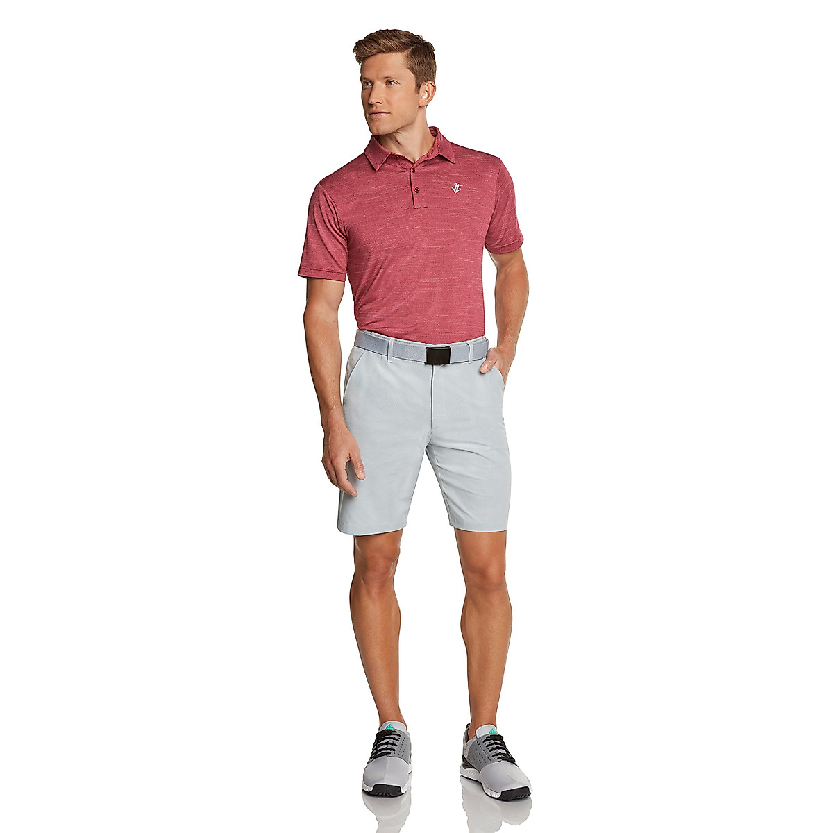 Three Sixty Six Mens Dry Fit Golf Shorts 10 in Inseam - Quick Dry Casual Chinos w/Elastic Waist