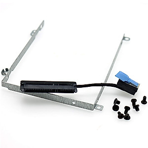 Deal4GO SATA Hard Drive Cable DG95V DC02C005S00 w/ 2.5" HDD Caddy Bracket Replacement for Dell Precision M3800 XPS 15 9530 L522X