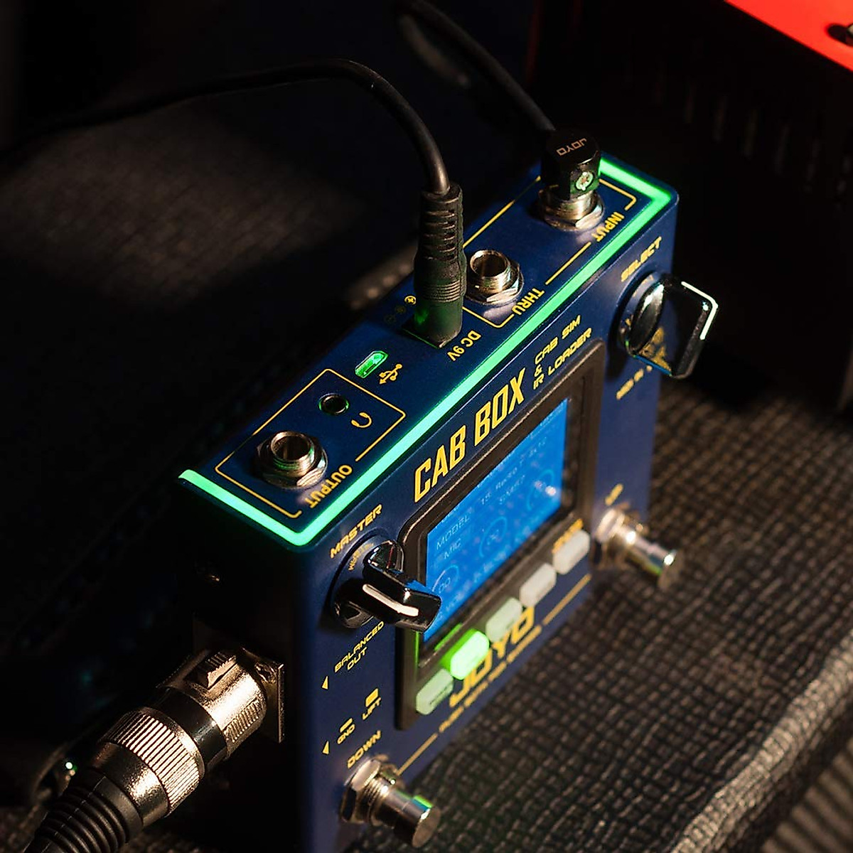 JOYO R-15 Dual Channel Cabinets Bundle with R-08 Power-Amp Simulator Pedal for Electric Guitar Effects Most Frequently Combination Budget