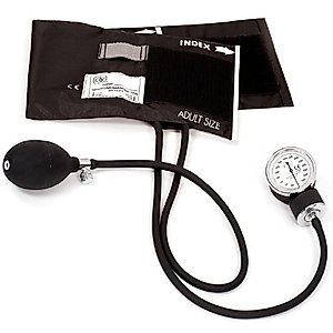 Prestige - 82-BLK Aneroid Sphygmomanometer with Black Cuff