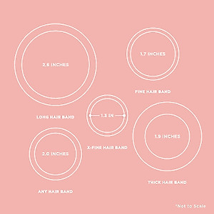 Gimme Beauty - Extra Fine Hair Ties - Neutral - Seamless, No Break Microfiber Elastic Hair Ties - Firm Yet Gentle Hair Accessories with All Day Hold + No Snagging, Dents, or Breakage (12 Count)