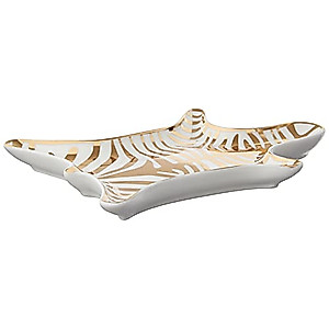 Jonathan Adler Metallic Zebra Dish, Gold