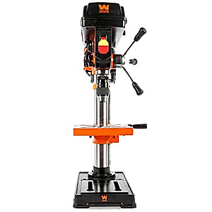 WEN 4211 3.2-Amp 10-Inch 5-Speed Cast Iron Benchtop Drill Press with Laser and Keyless Chuck , Black