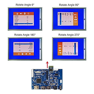 VSDISPLAY 9.1" 9.1 Inch 822X260 LCD Screen LQ091B1LW01 with HD-MI USB LCD Controller Board VS-TY2660H-V818
