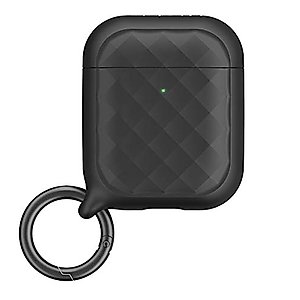Catalyst Ring Clip case for AirPods 1 & 2 Silicone AirPods Case with Textured Pattern, Extra Grippy High Gloss Surface Finish,