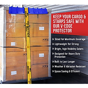 Mytee Products Blue Corner Protector V Shaped/V Edge Guard - 8" x 8" x 48" Inches