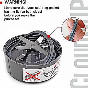 Gasket Rubber Seal Ring Accessories for Nutribullet Replacement Parts Gasket Blender 900 Series 600W and 900W