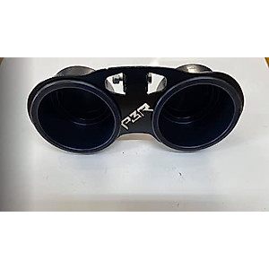 PBR Products Compatible with Polaris RZR Grab Handle Drink Holder Black Powder Coat