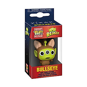 Funko Pocket Pop! Keychain Disney: Pixar Alien Remix - Bullseye, Multicolor (49092)