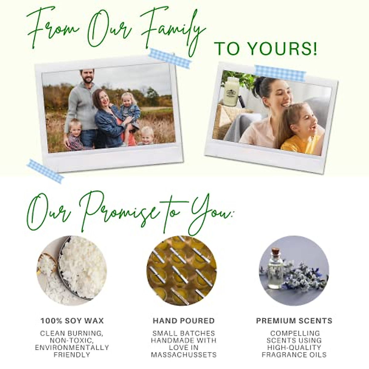 Nika's Home Lily of The Valley Soy Candle 12oz Mason Jar Non-Toxic White Soy Candle Handmade, Long Burning 50-60 Hours Highly Scented All Natural, Clean Burning Candle Gift Décor