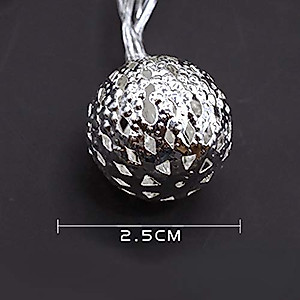 WESSD Solar Powered String LED Globe String Lights, Outdoor Starry Lights, Moroccan Fairy Lights, Backyard Lamp for Home, Garden, Party, Festival Decoration