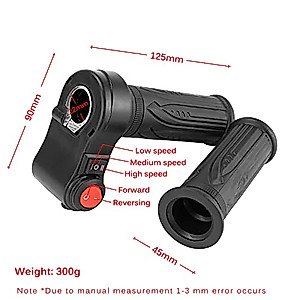 36V Electric Brushless DC Motor Kits 1000W BLDC Mid Motor 3100RPM 27.7A with 30A Speed Controller Handlebar Twist Grip Throttle Go Kart Motor Kit