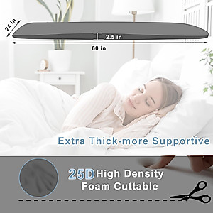 FOUXTEL Extra Large Mattress Support Board - 2.5" Extra Thick Bed Boards for Under Mattress Memory Foam Under Mattress Support for Sagging, Firm, Support, Stability