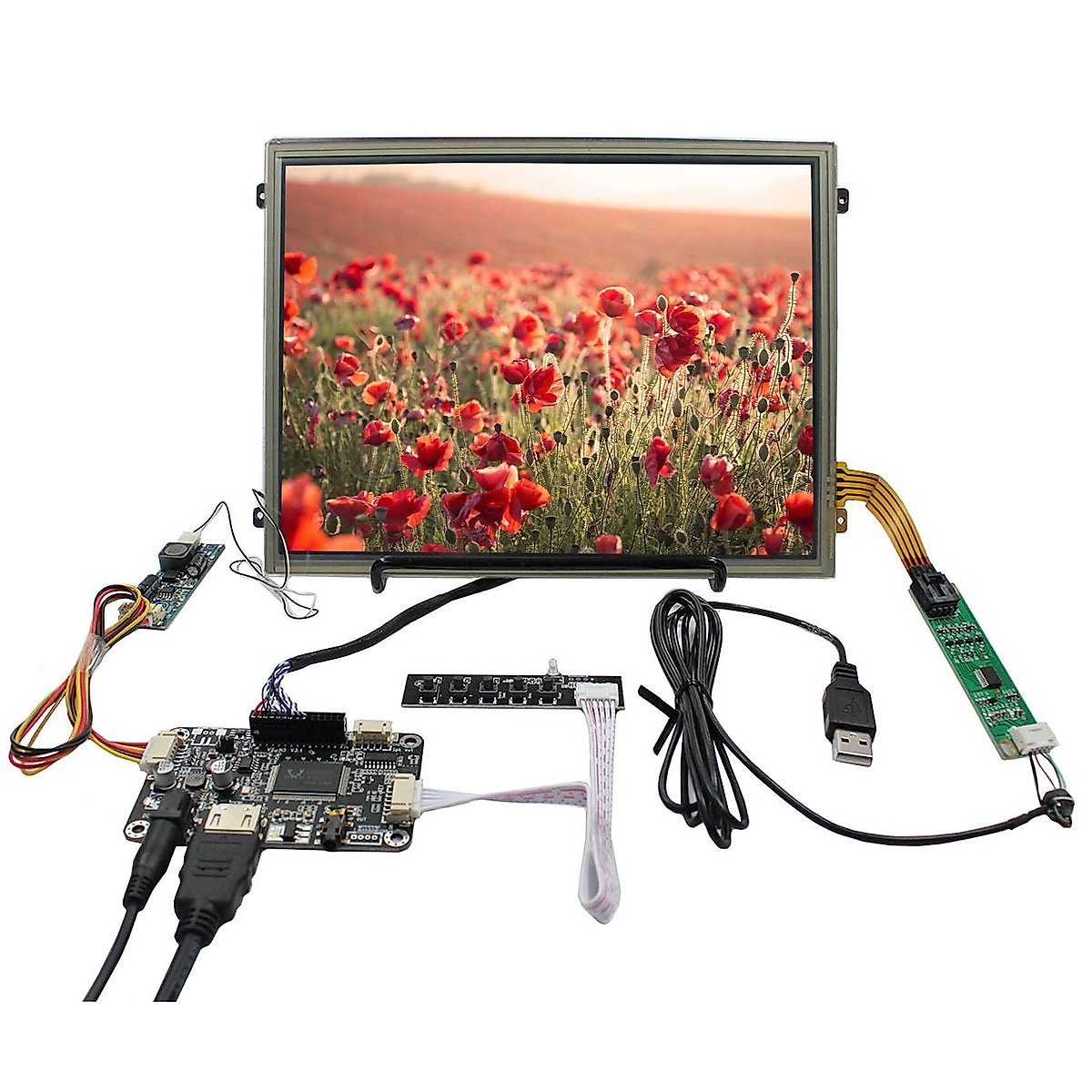 VSDISPLAY 10.4" 10.4 Inch 1024x768 IPS LCD Screen VS104T-003A with Touch Panel VS104TP-A1 & HD-MI Audio LCD Controller Board