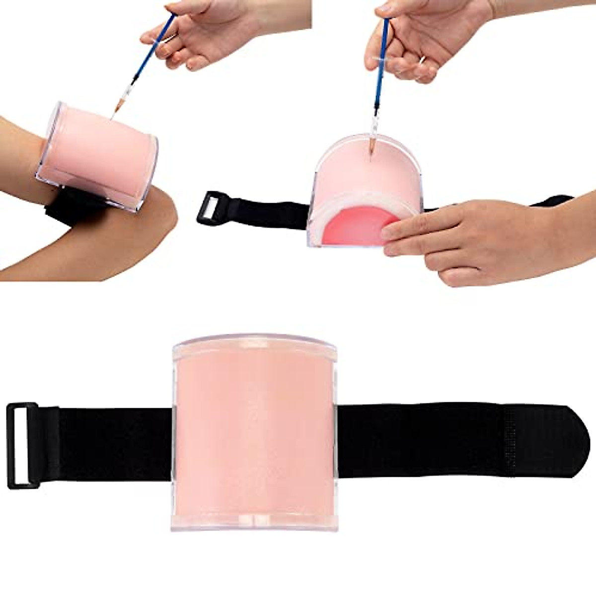 SKUMOD IM, ID, SQ Injection Practice Pad Model, Wearable Training Model, Simulates Human Skin, for Nurses, Medical Students, Medical Education Tools