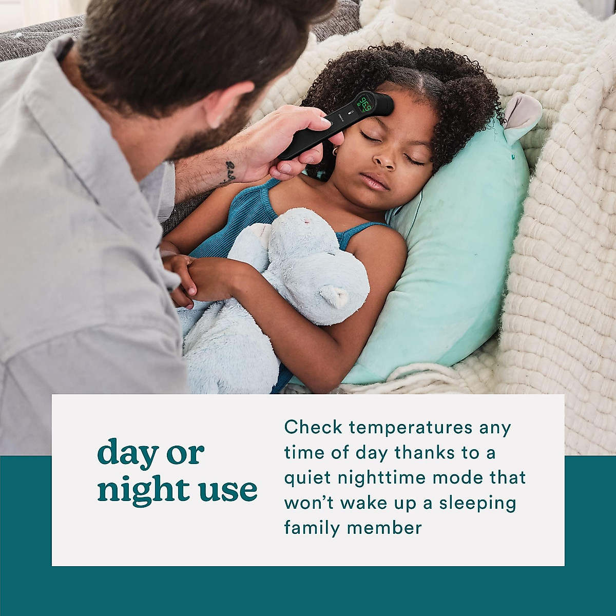 Homedics Dual-Use Ear and Forehead Thermometer, in-Ear and No-Touch Infrared Technology, Instant Results in 1 Second, Color-Coded Readings, Reliable and Accurate, Body and Object Temperature