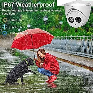 CALUCAM 6MP Starlight PoE Camera (6MP Turret White)