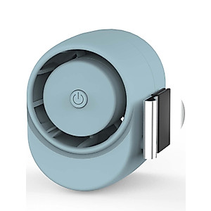 KENSUKA Waist Fan WF1, Mini Under Shirt Fan with Belt Clip, Portable USB Rechargeable Personal Fan with 3-Speed Control, 360° Rotation for Outdoor Work, Sports, Cycling, Hiking, Gardening