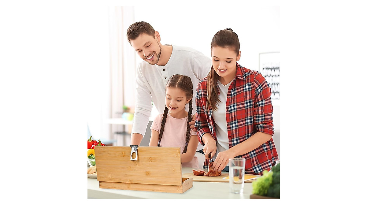 Secure Derkerry Lockable Knife Box - Child Safe Kitchen Storage