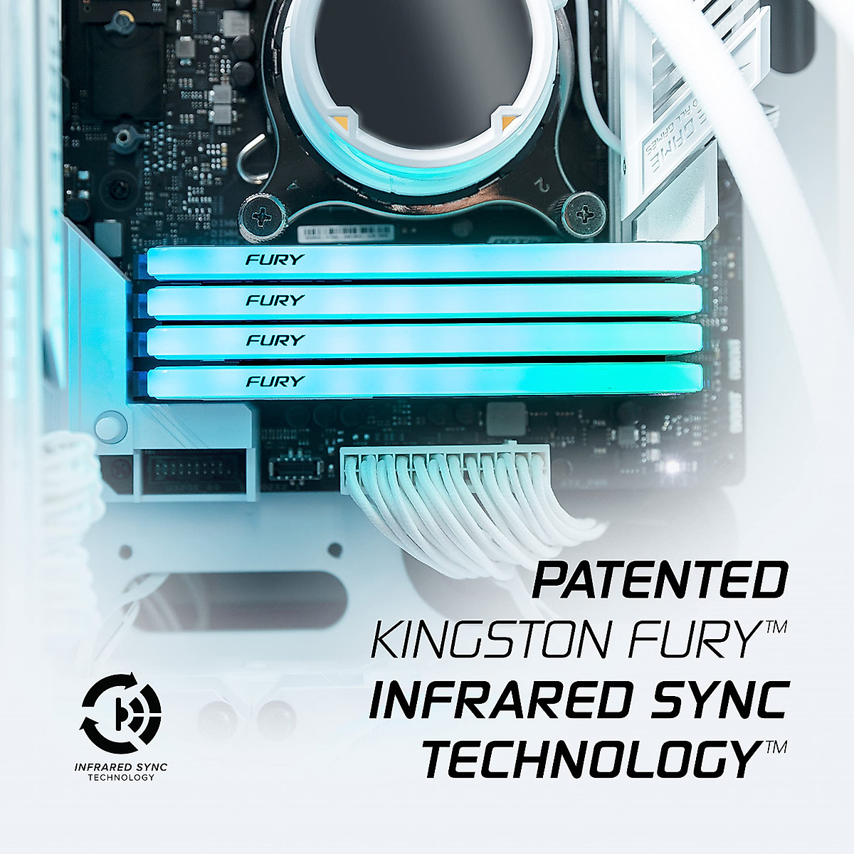 Kingston Technology Fury Beast RGB Special Edition 32GB (2x16GB) 3200MT/s CL16 DDR4 Desktop Memory Kit of 2 | Infrared Syncing | Intel XMP & AMD Ryzen Ready | RGB CTRL Software | KF432C16BWAK2/32