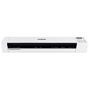 Brother Mobile Color Page Scanner, DS-820W, Wi-Fi Transfer, Fast Scanning, Compact and Lightweight