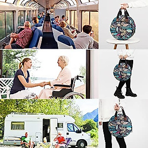 Embroideries Bags Embroidery Storage Embroidery Project Bag 600D Oxford Bag for Cross Stitch Embroidery Supplies Multifunctional Portable Carrying Bag Beginner Embroidery Kit for Adults (Bag ONLY)