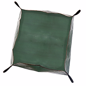 MIZORLIE 27.5"x27.5" Plant Repotting Mat Foldable Gardening Mat, Waterproof Garden Mat, Garden Kneelers Work Cloth, Waterproof Thicken PE Mat, Anti Dirty Tarp