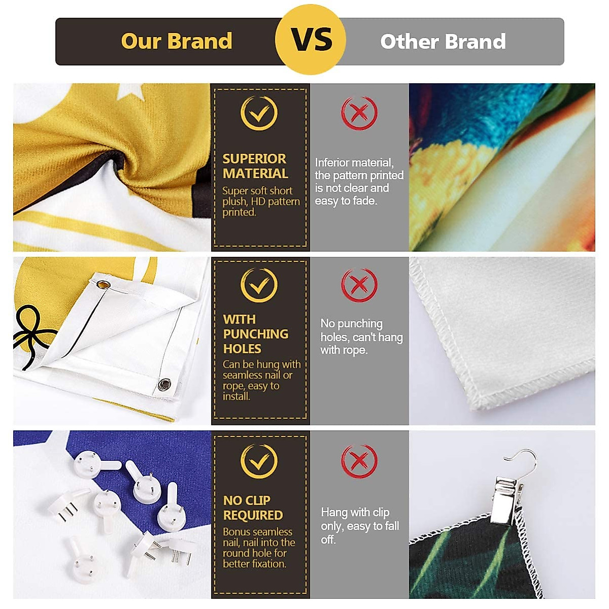 PRETYZOOM Fabric Graduation Banner 2023 Graduation Party Decorations Class of 2023 Graduation Party Favor Photo Background Banner 39.4x78.7 Inch