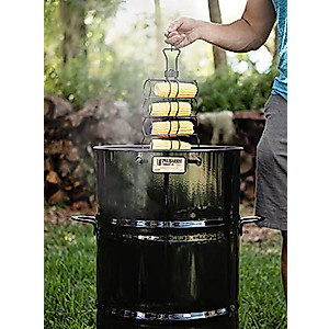 Pit Barrel Cooker Co. AC1014VAL 3 Value Pack Smoker Hangers, Black