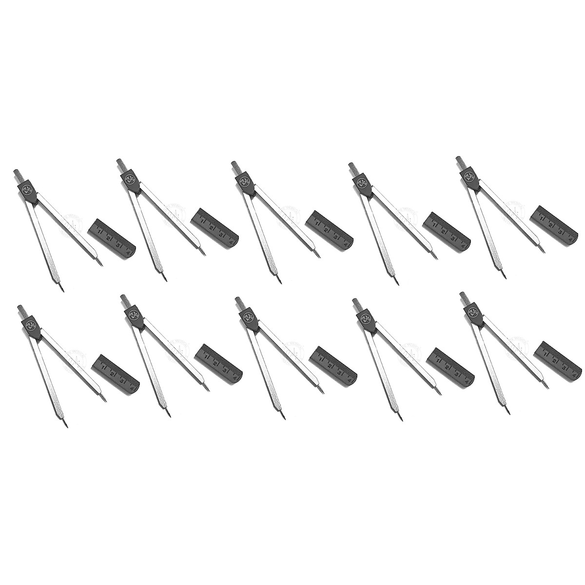 EMI Basix Economy (#101) EKG Caliper 10 Pack - 10 EKG Calipers Bulk Lot Set